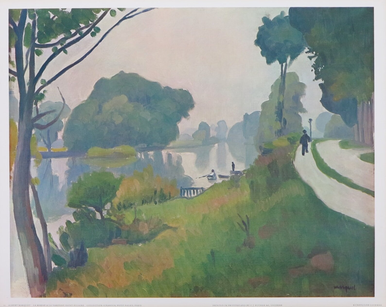 Albert Marquet Exhibition Poster the Marne at - Etsy