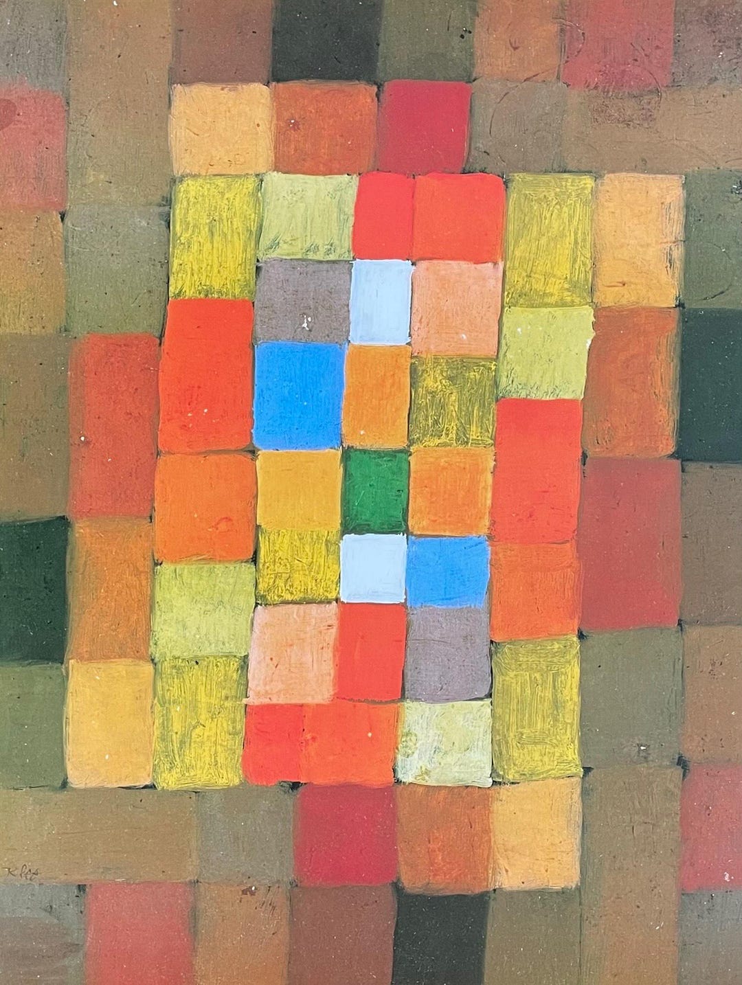 Paul Klee Exhibition Poster - Static Dynamic Gradation - Cubism ...