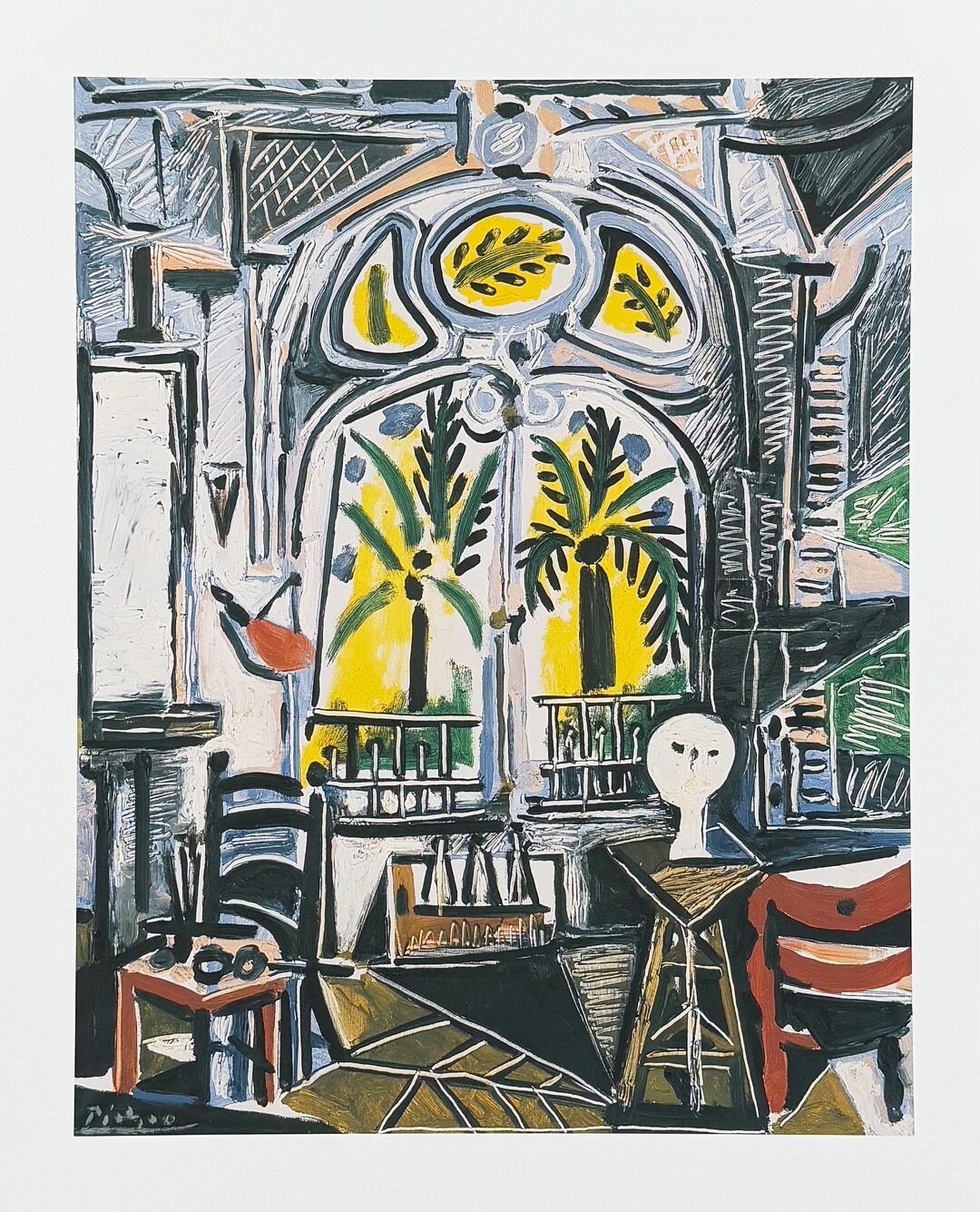 Pablo Picasso Exhibition Poster - the Studio - Museum Artist - Art ...