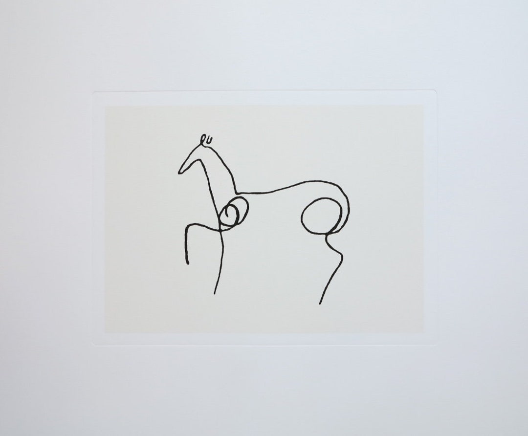 Pablo Picasso Exhibition Poster - Le Cheval - the Horse - Museum Artist ...