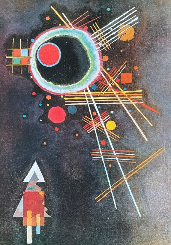 Vassily Kandinsky Exhibition Poster Strahlenlinien Ray - Etsy