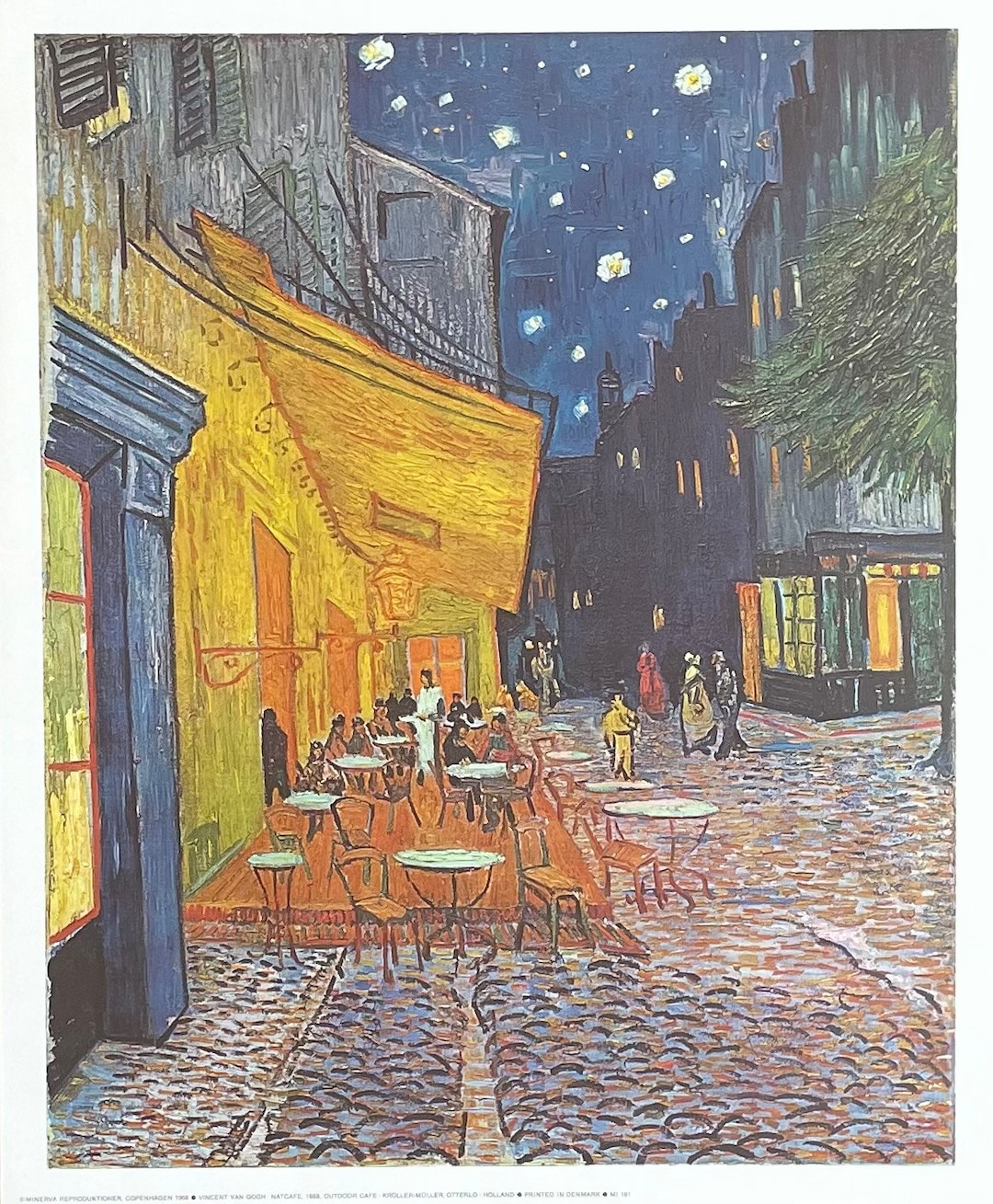 Vincent Van Gogh Exhibition Poster - Cafe at Night - Museum Artist ...