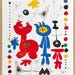 Joan Miro Exhibition Poster Figures and Bird Museum Artist Art Print ...