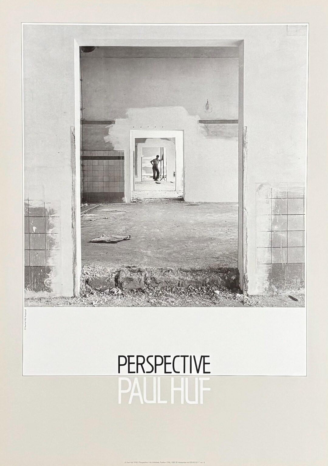 Paul Huf Exhibition Poster - Perspective - Dutch Photographer - Art ...