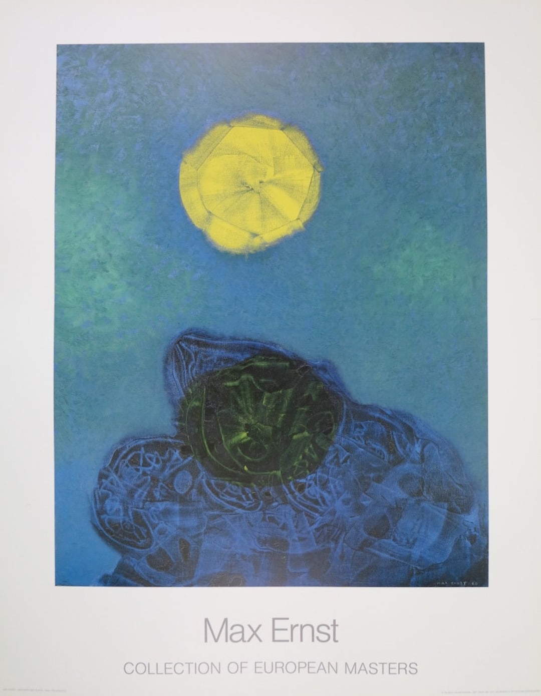 Max Ernst Exhibition Poster - Ursachen Der Sonne - Museum - Art Print ...