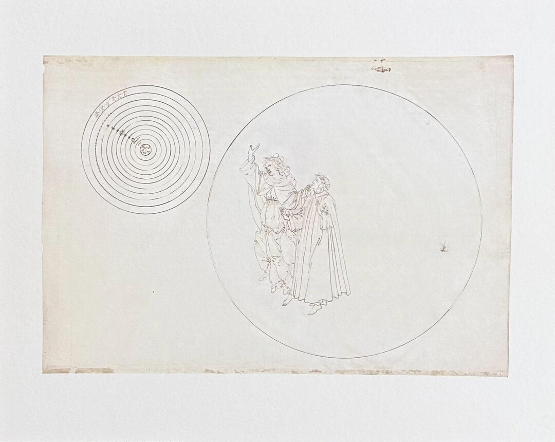 Sandro Botticelli Exhibition Poster - Metal Stylus, Pen, and Two Types ...