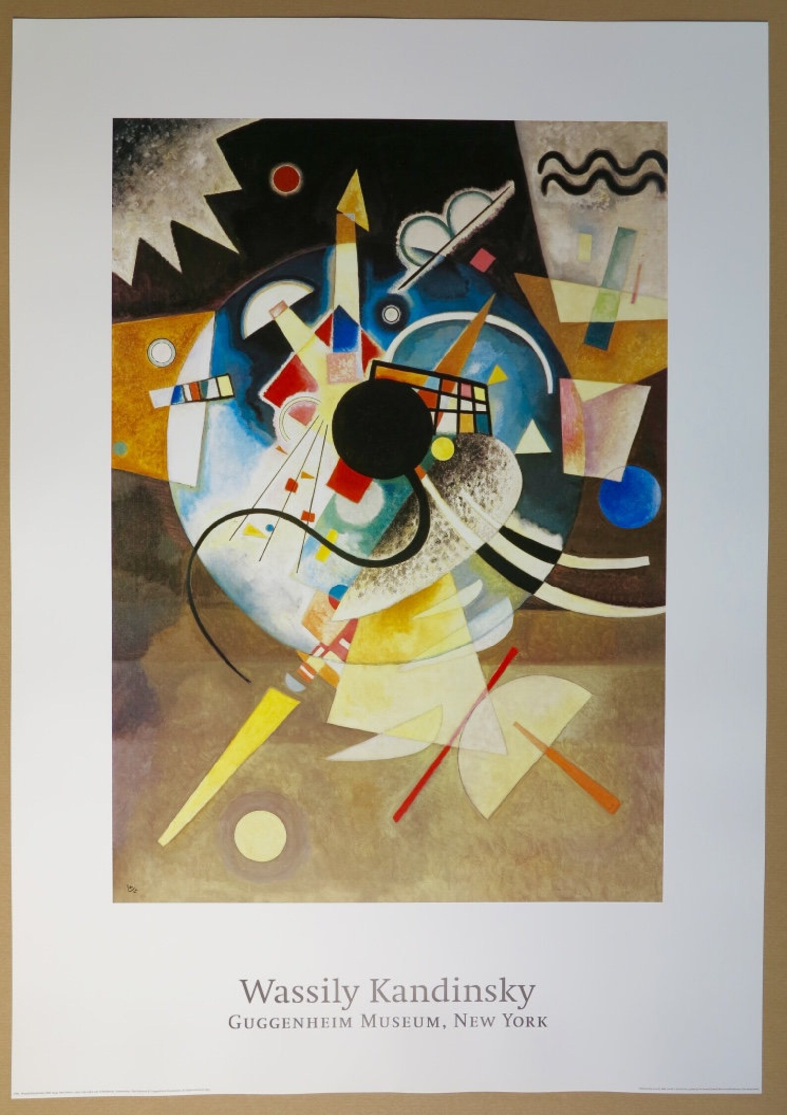 Wassily Kandinsky Exhibition Poster Guggenheim Museum New - Etsy Australia