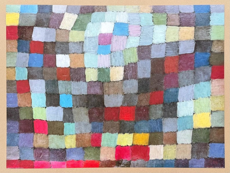 Paul Klee Exhibition Poster - May Picture - Cubism - Museum Artist ...
