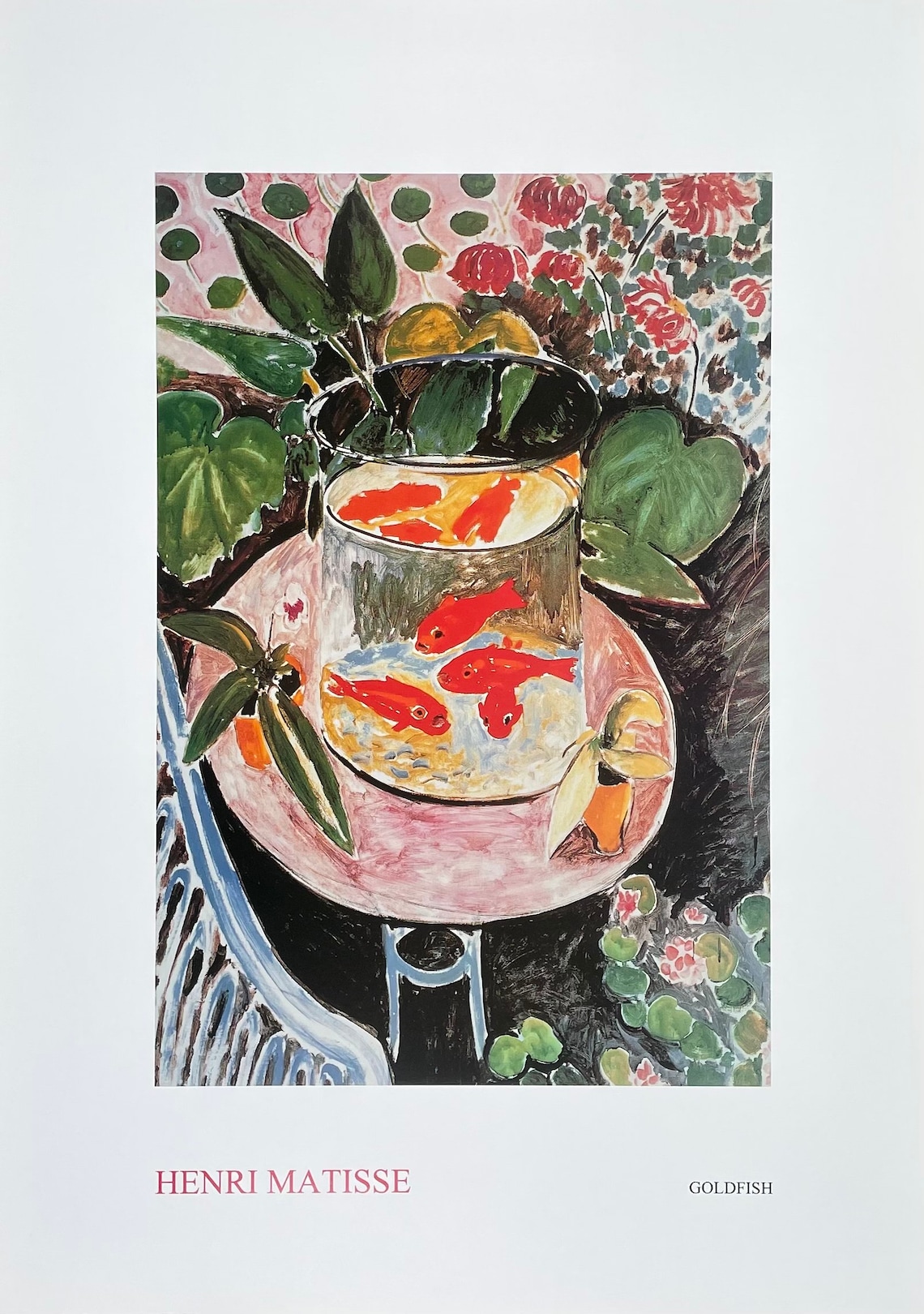 Henri Matisse Exhibition Poster Still Life With Goldfish | Etsy
