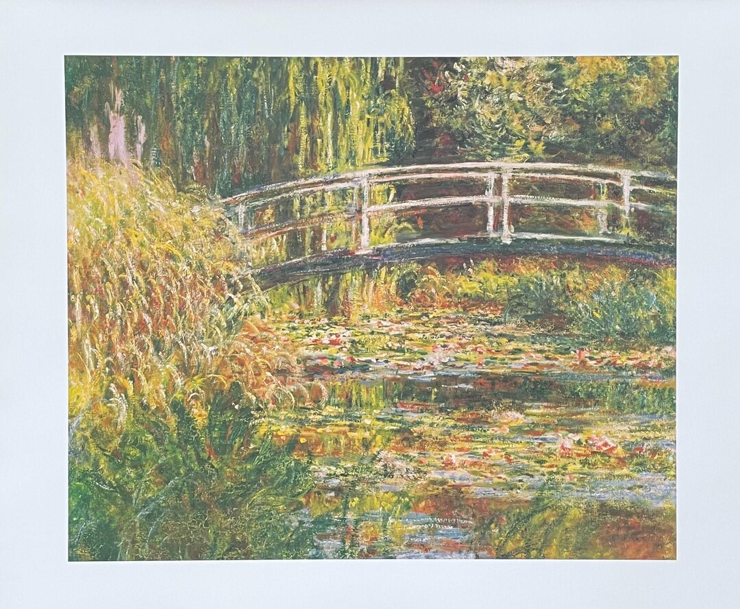 Claude Monet Exhibition Poster - the Water Lily Pond - Pink Harmony ...