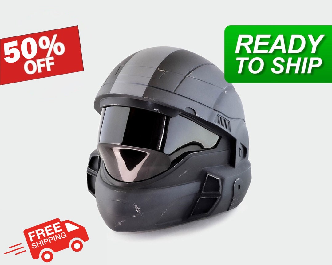ODST Helmet Cosplay Helmet Halo ODST Rookie Helmet Cosplay - Etsy