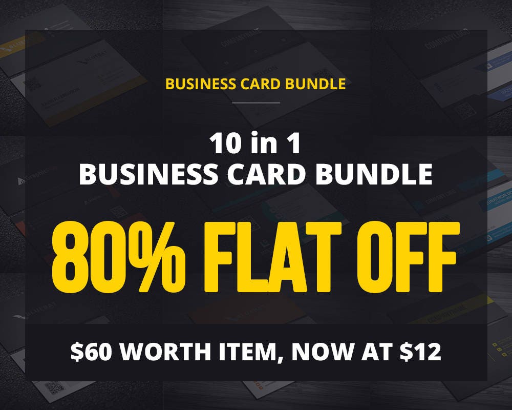 10 Business Card Bundle Design Stationary Identity Template Design in ...