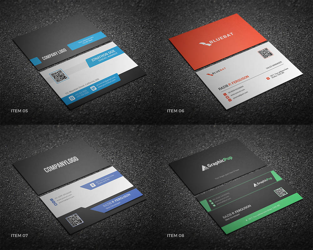 10 Business Card Bundle Design Stationary Identity Template Design in ...
