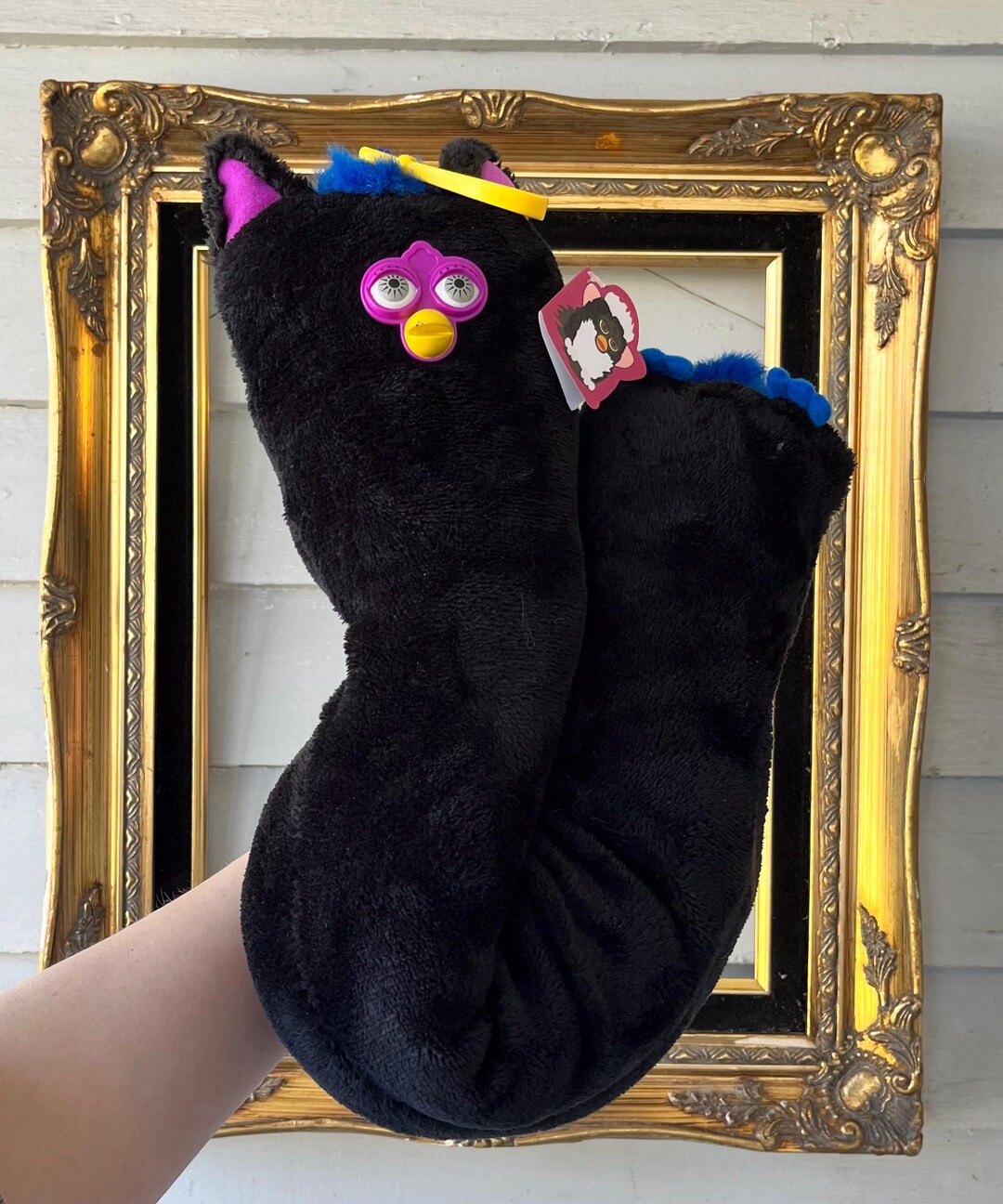 Buzz Keychain Mini Long Furby OOAK Hand Stitched - Etsy