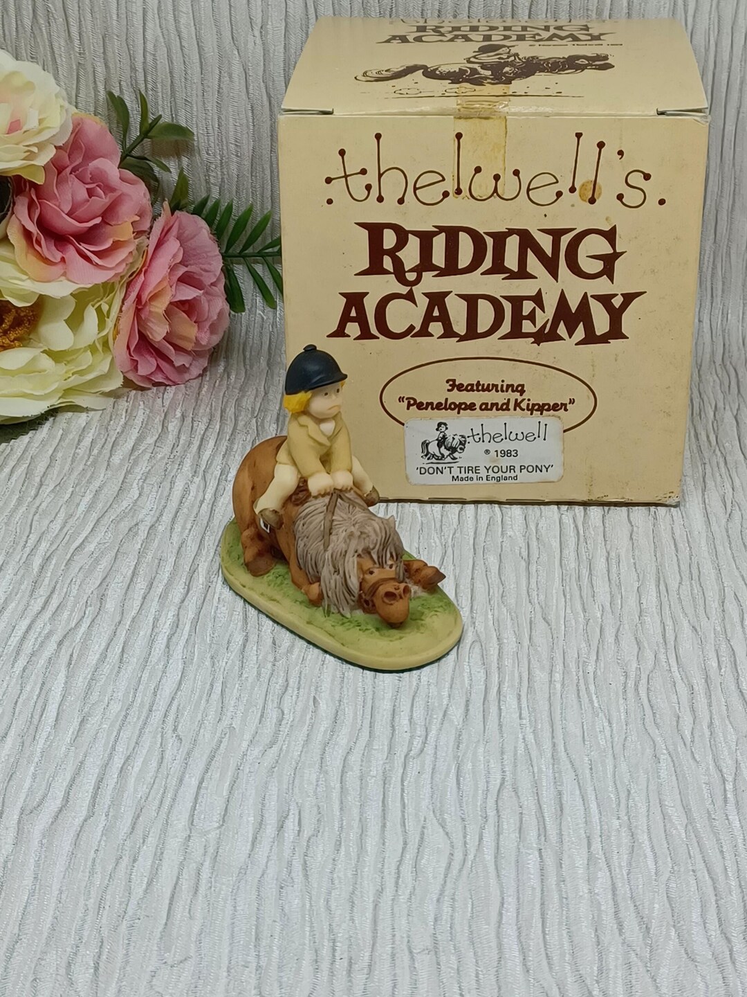 Thelwell 'don't Tire Your Pony' Figurine 1983, Norman Thelwell Pony and ...