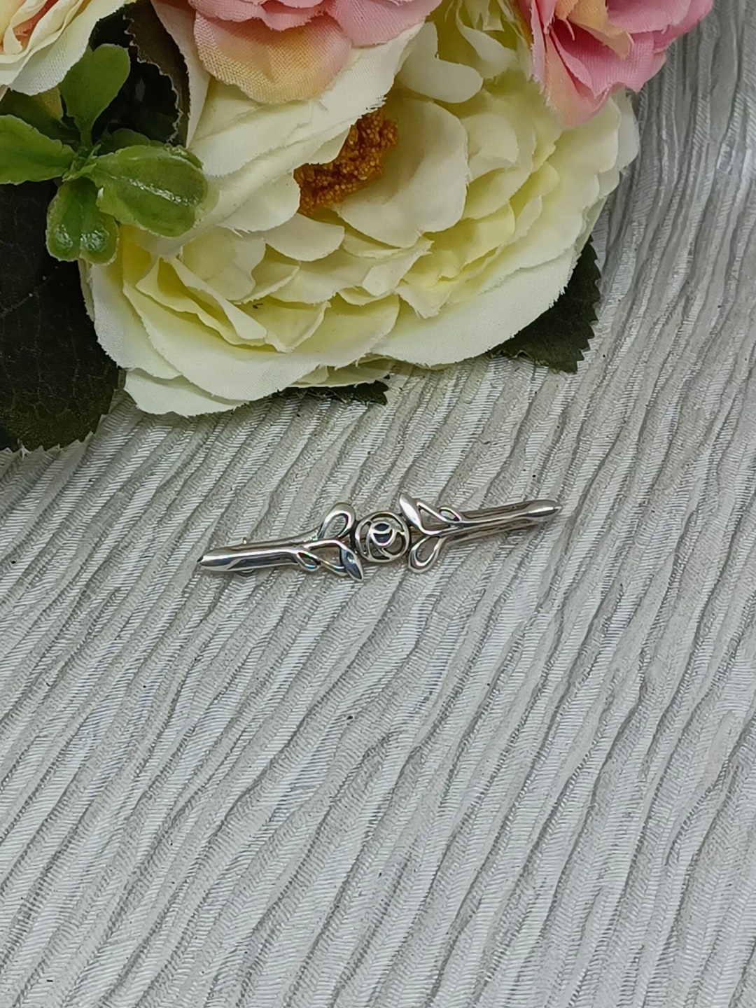 Kit Heath Bar Brooch in Sterling Silver With a Rennie Mackintosh Style ...