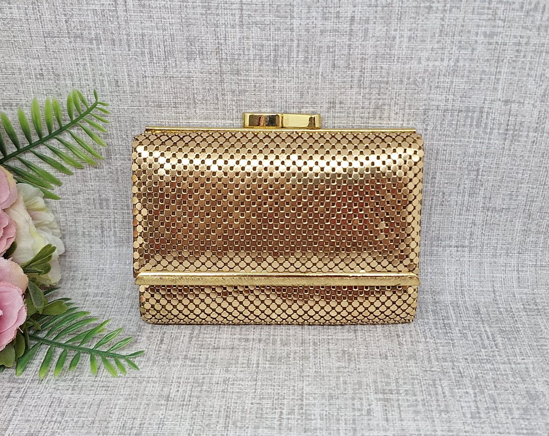 Oroton Gold Mesh Wallet Purse ~ Ladies Coin Purse ~ Bi-fold - Etsy