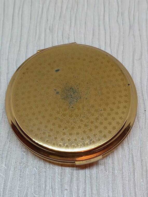 Stratton Compact with Blue & Yellow Birds in a Pink B… - Gem