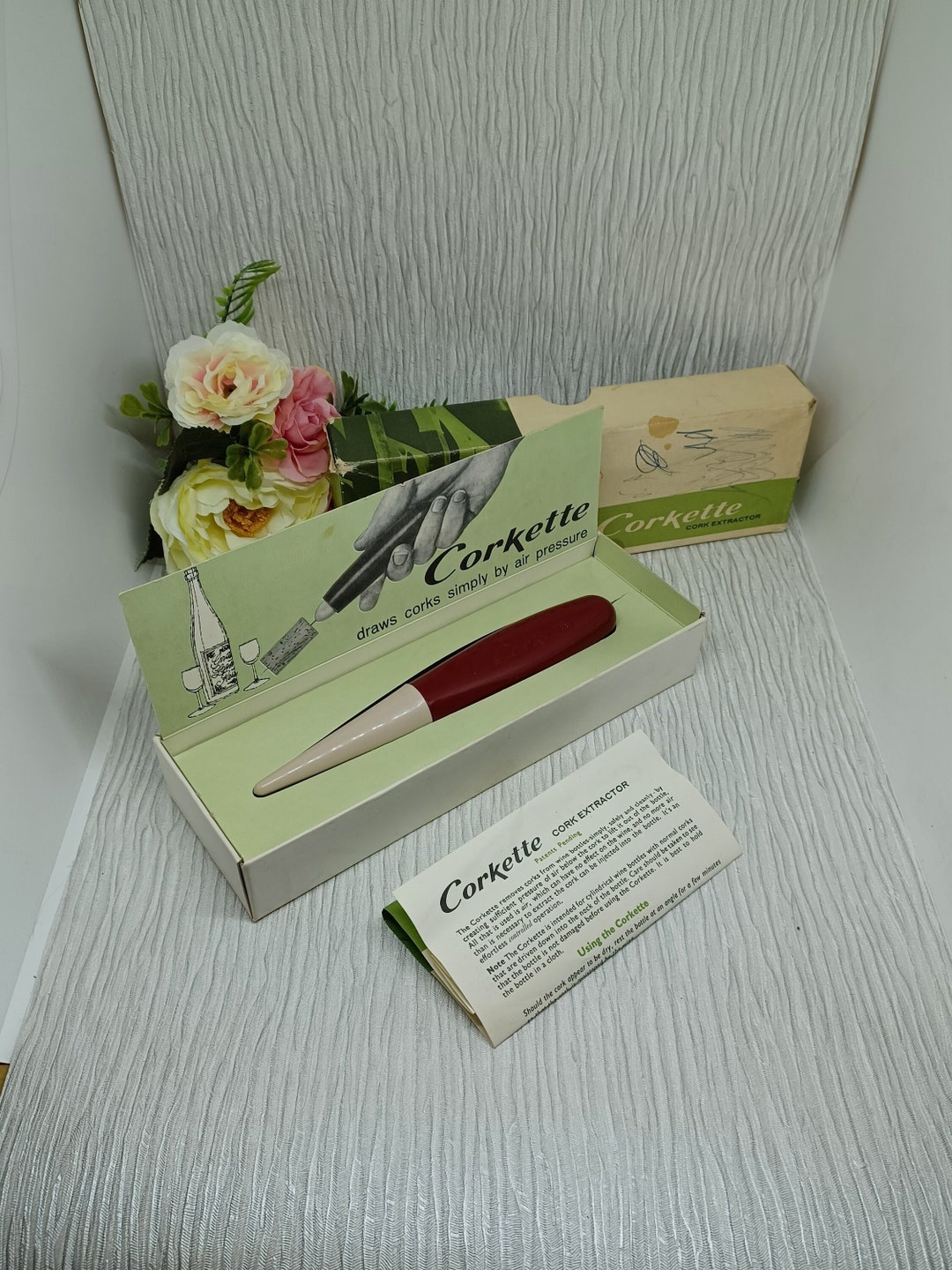 Vintage Corkette Cork Extractor in Original Box With Instructions ...