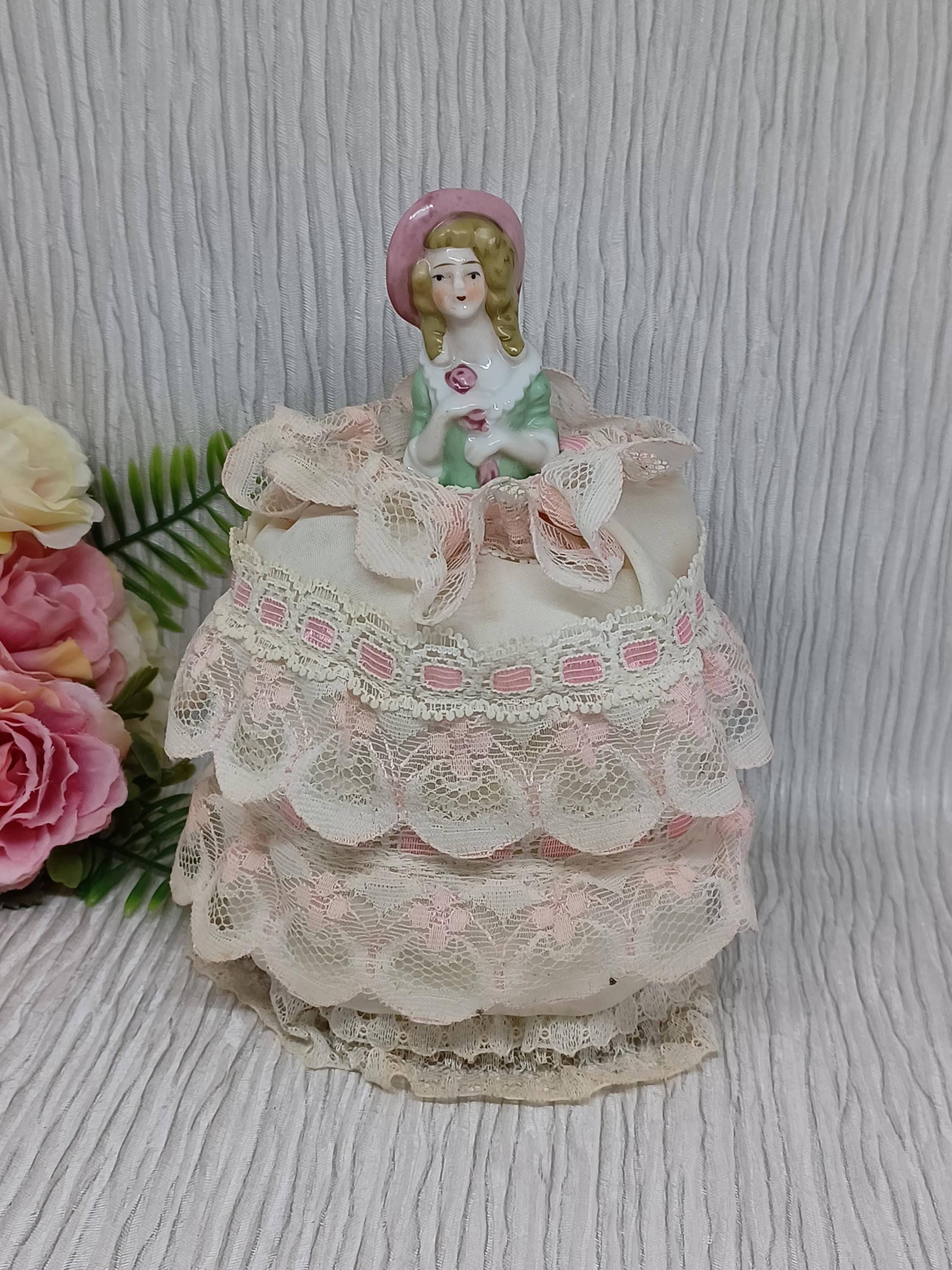 Porcelain Half Lady Doll ~ 1920s 1930s Pin Cushion - Etsy