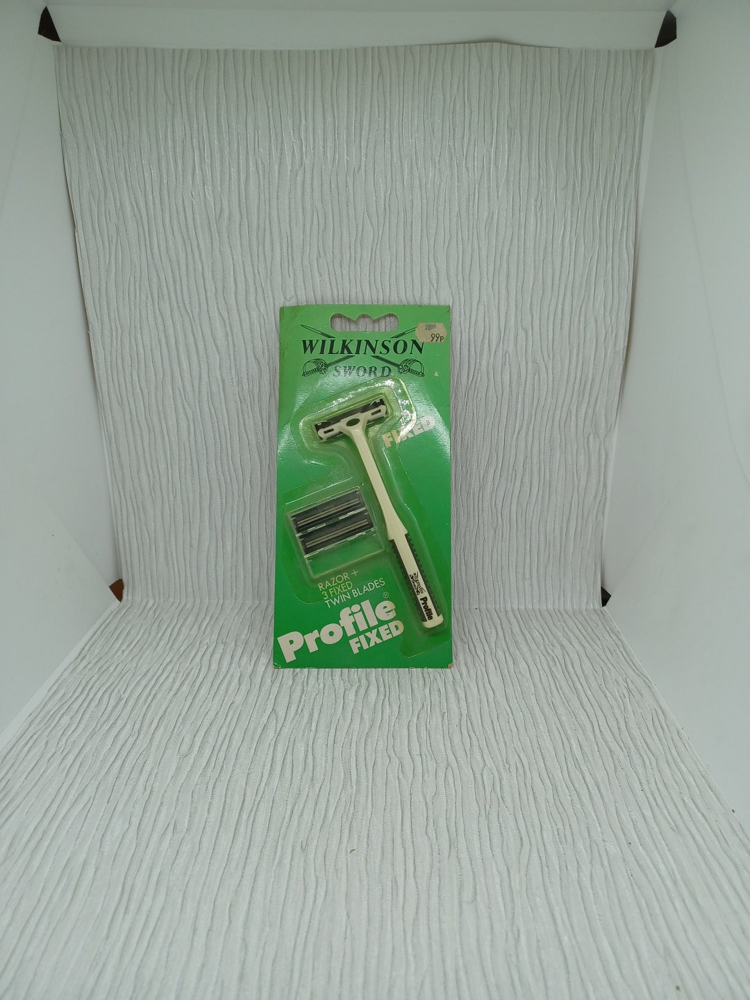 Vintage Wilkinson Sword Profile Fixed Razor and Twin Blade ~ NOS ~ on ...