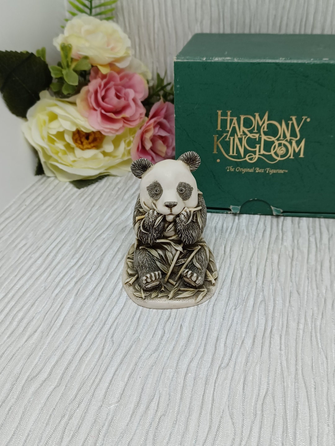 Harmony Kingdom 'bamboozle' ~ Panda Eating Bamboo ~ in Original Box ...
