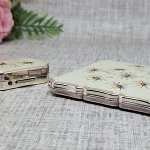 Stratton Compact Set With Comb & Pill Box ~ White Guilloche With ...