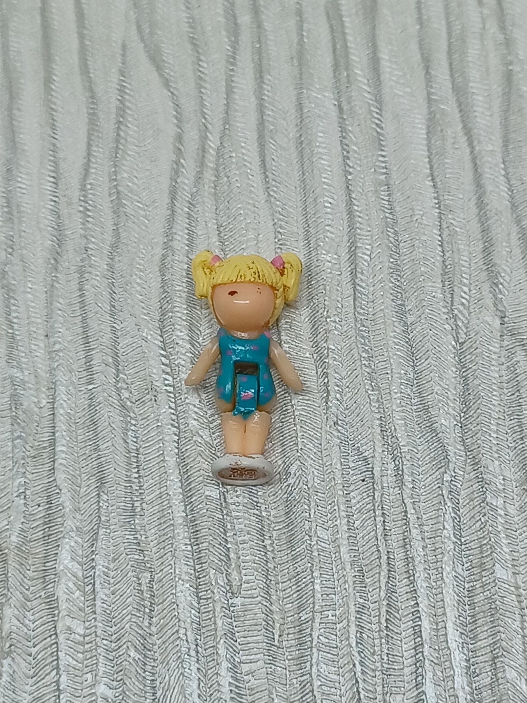 Polly Pocket Doll ~ Tiny Tina in Turquoise Bathing Suit ~ From the ...