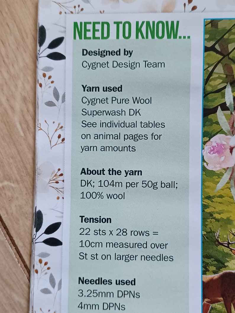 Woodland Socks Knitting Pattern Booklet by Cygnet ~ Craftworld.com - Etsy