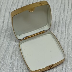 Vintage Mascot Pill Box in Gold Tone With Painted Swans - Etsy UK