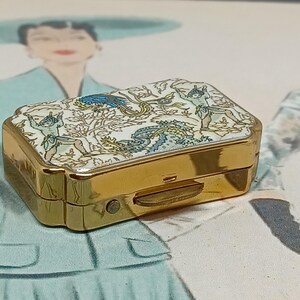 Vintage Stratton Mini Box Pill Box With Persian Myths & Legends Design ...