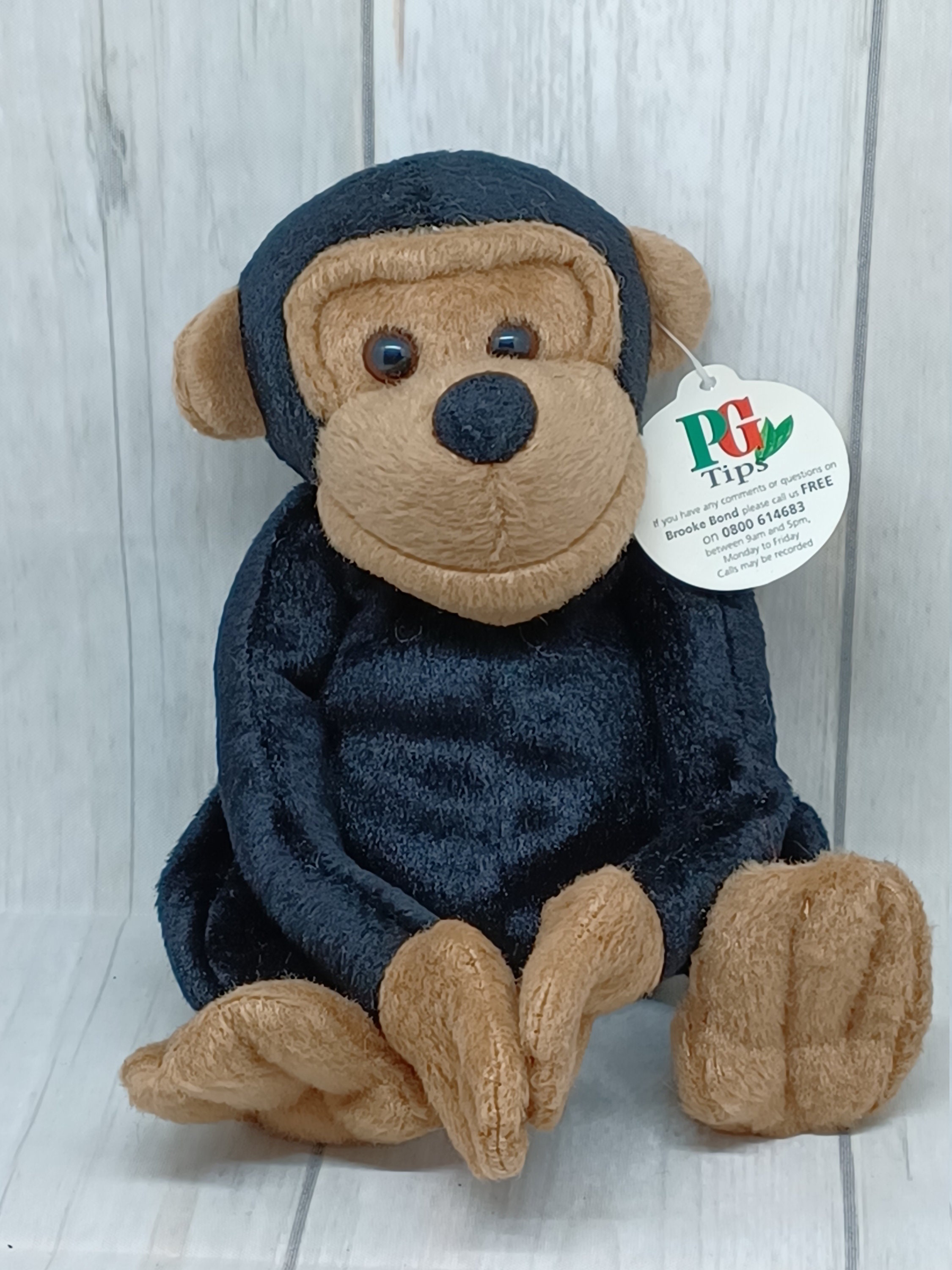 Toys & Games PG Tips 'Kevin Tipps' Chimpanzee 1990s Promotional Plush ...