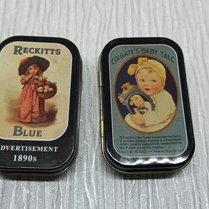 Collection of 8 Small Sweet Candy Tins ~ Pill Box ~ Trinket Holder - Etsy