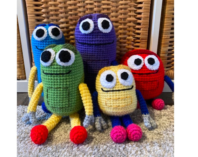 Set of Fleece Robots, Plush Bots Inspired by Story Bots - Etsy