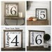 Family Sign, Party of 6 Sign, Party of 5, Family Name Sign, Family ...