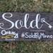 Personalized Real Estate Agent Sign, Custom Real Estate Sold Sign, Real ...