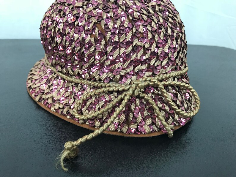 1920s Vintage Sequin Flapper Style Hat - Etsy