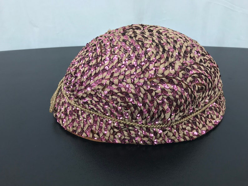 1920s Vintage Sequin Flapper Style Hat - Etsy