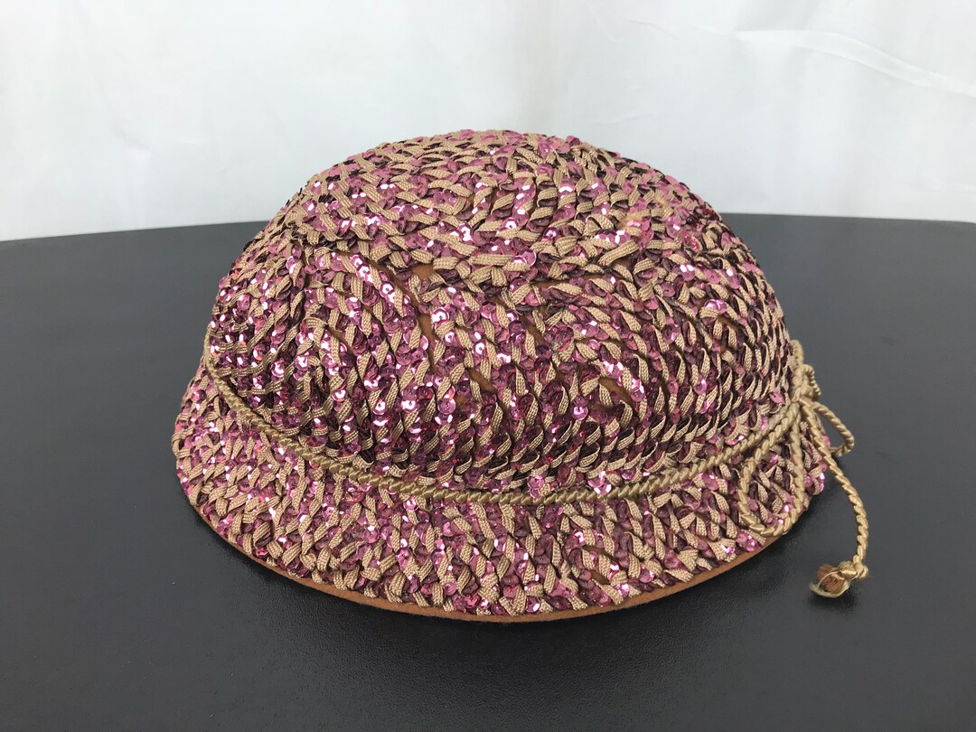 1920s Vintage Sequin Flapper Style Hat - Etsy