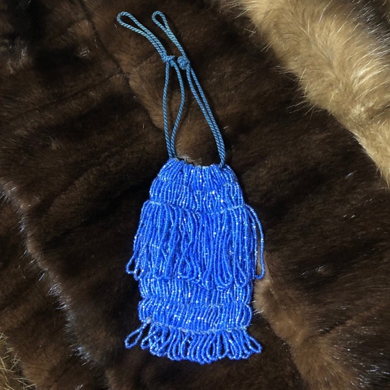 Antique 1920s Handbeaded Reticule Bag in good collect… - Gem