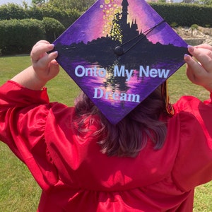 CUSTOM Hand Painted Grad Cap - Etsy
