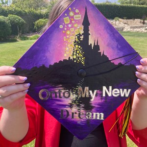 CUSTOM Hand Painted Grad Cap - Etsy