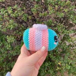Transgender Pride Bee Plushie - Etsy