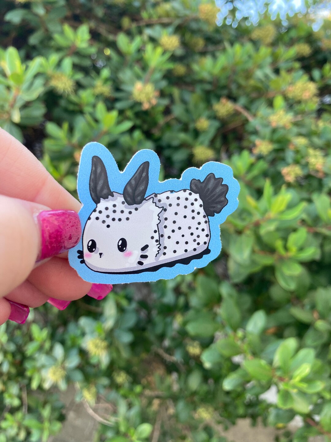 Cute Sea Bunny Vinyl Sticker - Etsy