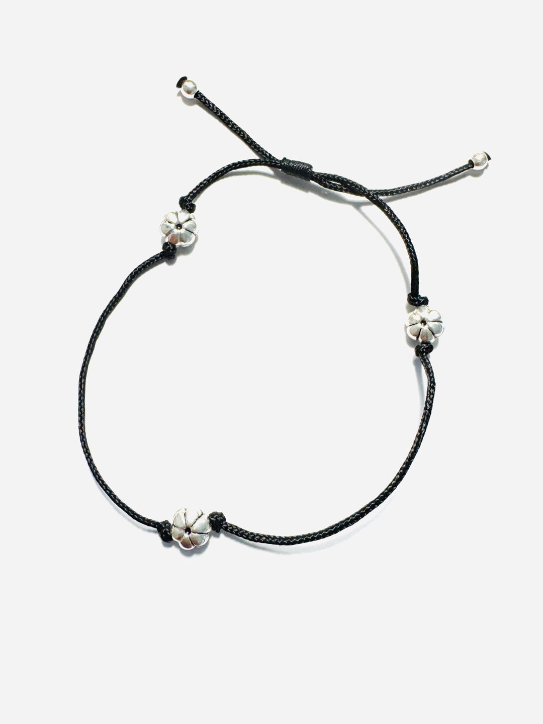 Black Thread,pure Silver Black Thread Anklet,indian Nazar Anklet ...