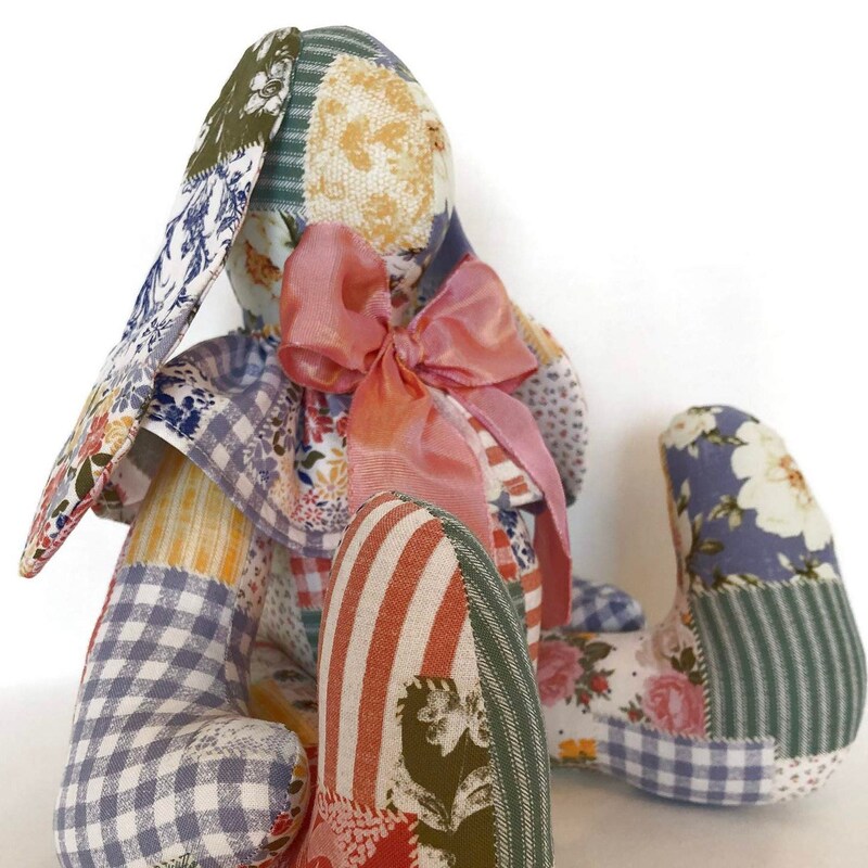 Patchwork Bunny - Etsy