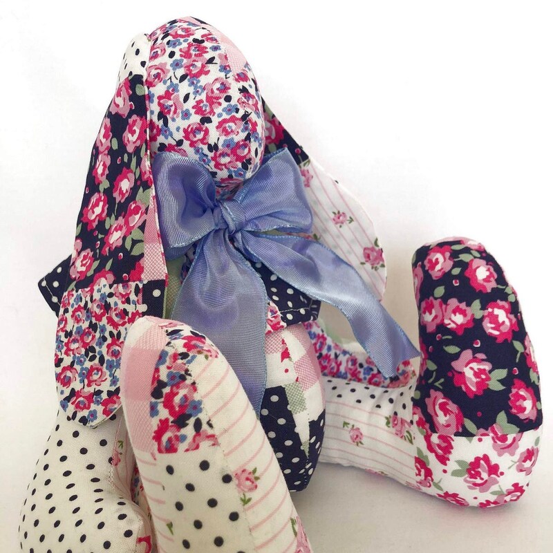 Patchwork Bunny - Etsy