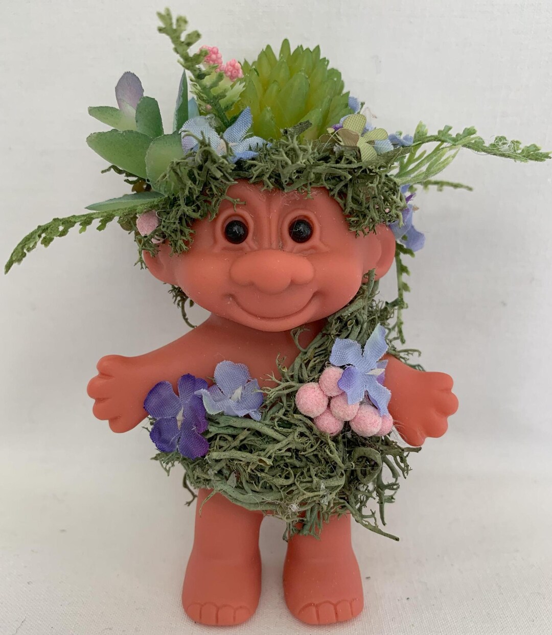 Enchanted Forest Troll Doll Handcrafted Collectible - Etsy