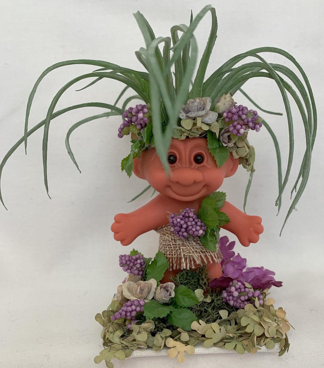 Enchanted Forest Troll Doll Handcrafted Collectible - Etsy