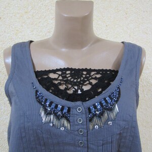 Modesty Panel,black Crochet Modesty Panel , Black Lace Bra Insert ...